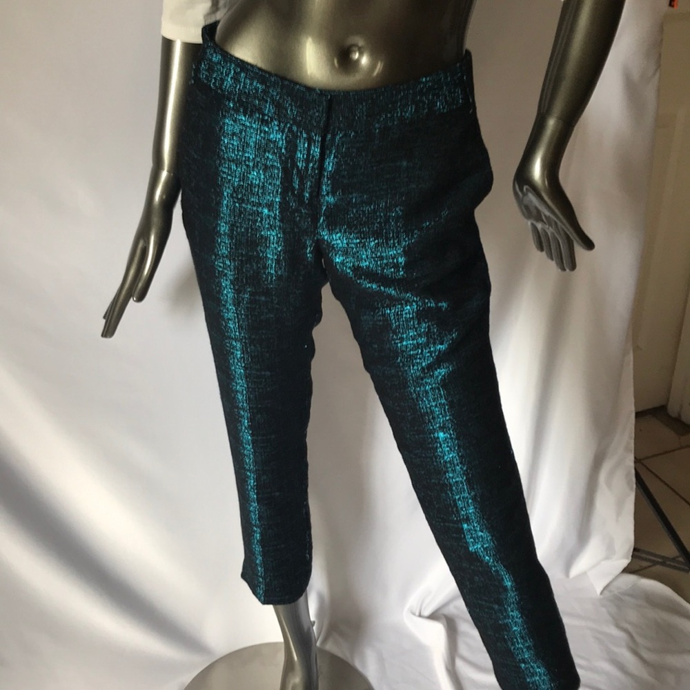 Express Blue Metallic Pants - Gem